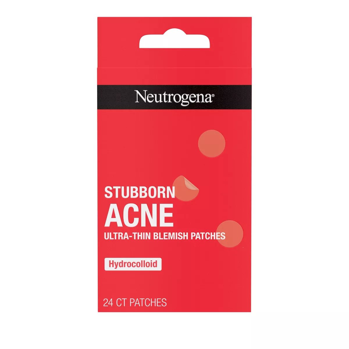 Neutrogena Stubborn Acne Patches - Ultra-Thin Hydrocolloid Spot ...