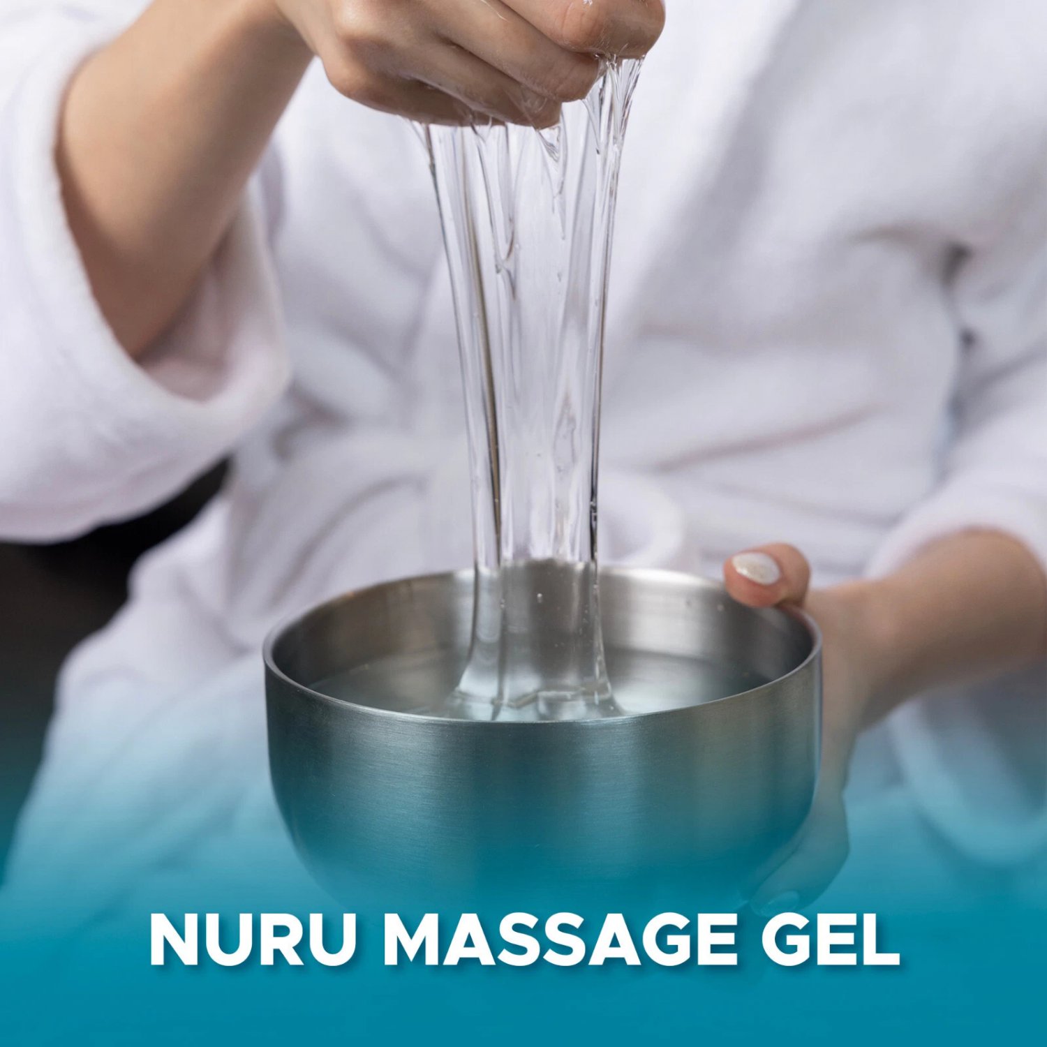 Nuru Massage Gel Powder 500g | Nori Seaweed & Aloe Vera | 50 Litre / 13 ...