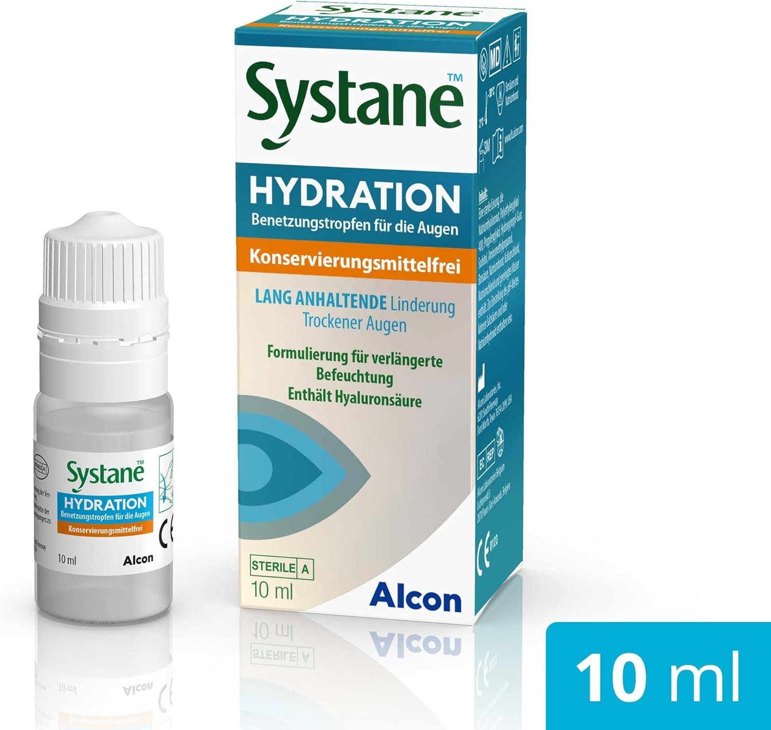 Systane Hydration Eye Drops without Preservatives, 1 x 10 ml