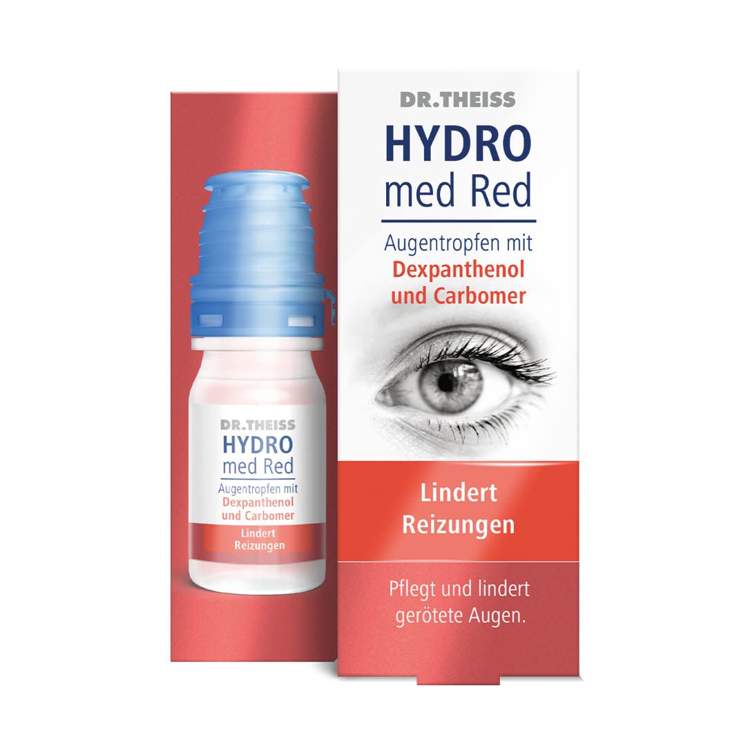 Dr. Theiss Hydro med Red Eye Drops for Improved Moisturising, Relief ...