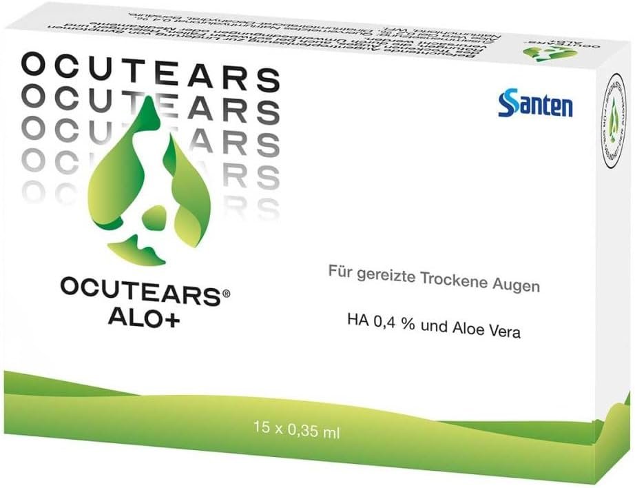 Ocutears Alo+ Eye Drops for Sensitive Dry Eyes with Hyaluronic Acid and ...