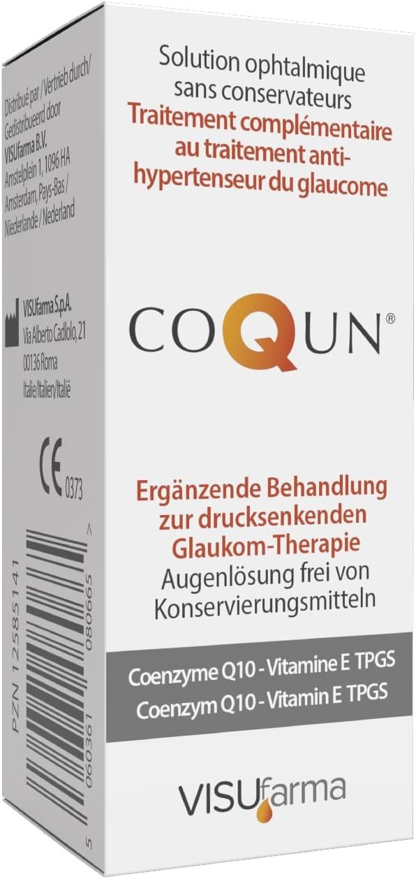 Coqun Eye Drops - With Coenzyme Q10 & Vitamin E Tpgs - Eye Drops ...