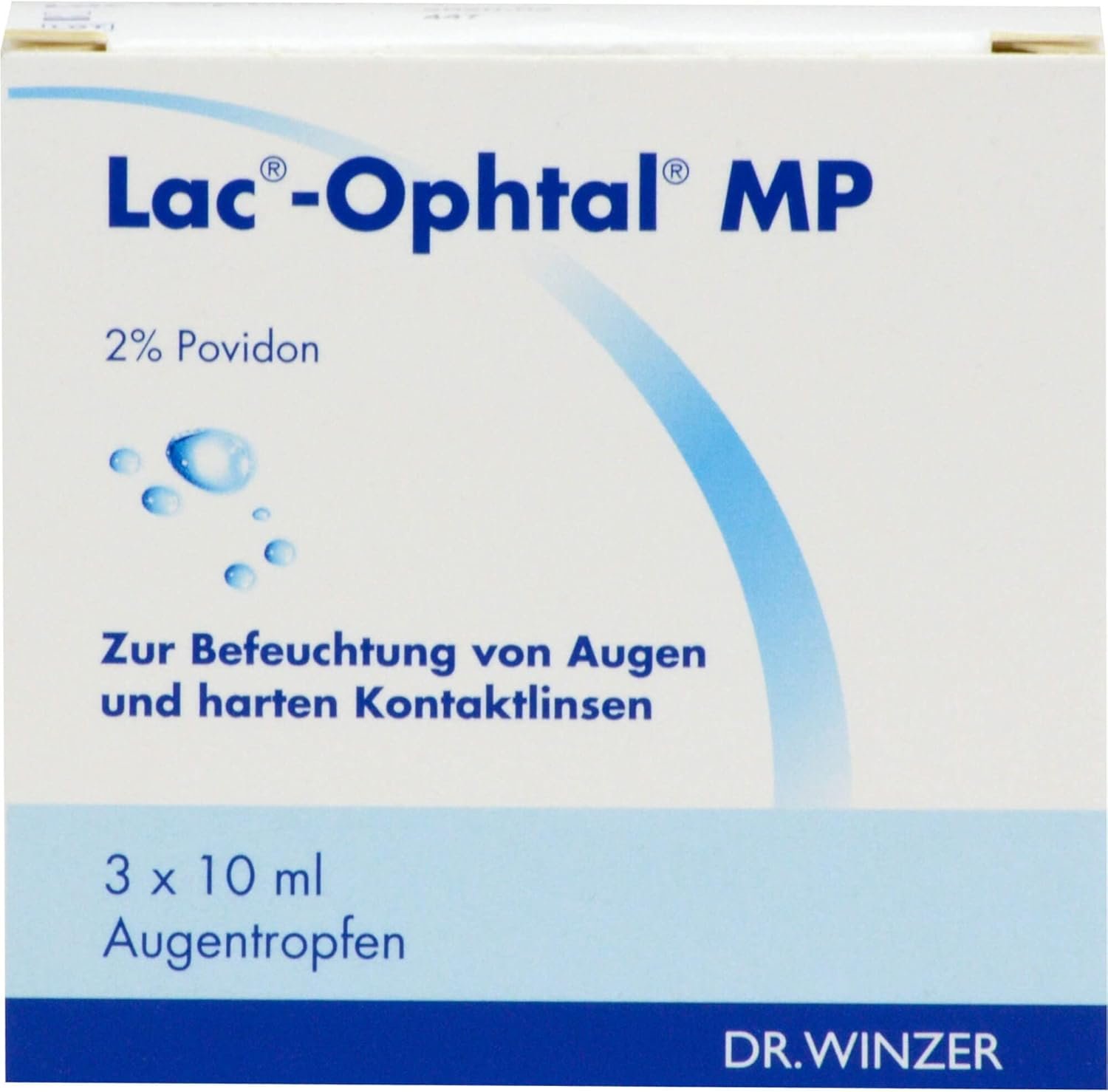 Lac-Ophtal MP Eye Drops, 3 x 10 ml