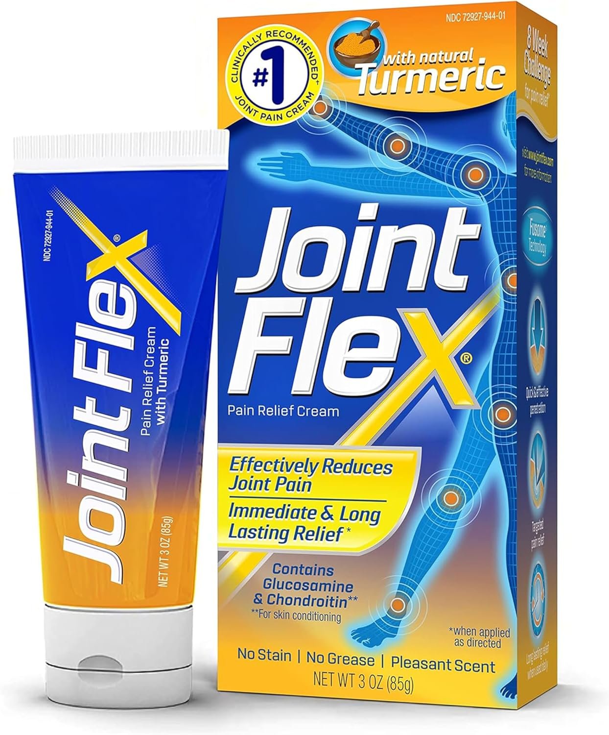 JOINTFLEX Pain Relief Cream with Turmeric, Arthritis Pain Relief, Joint ...