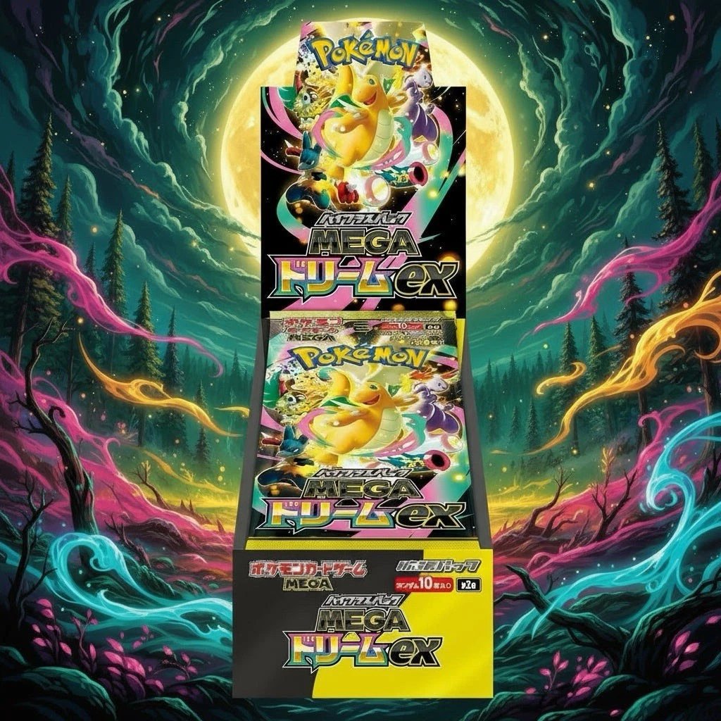Mega Dream ex Booster Box Sealed Pokémon Japanese Mega