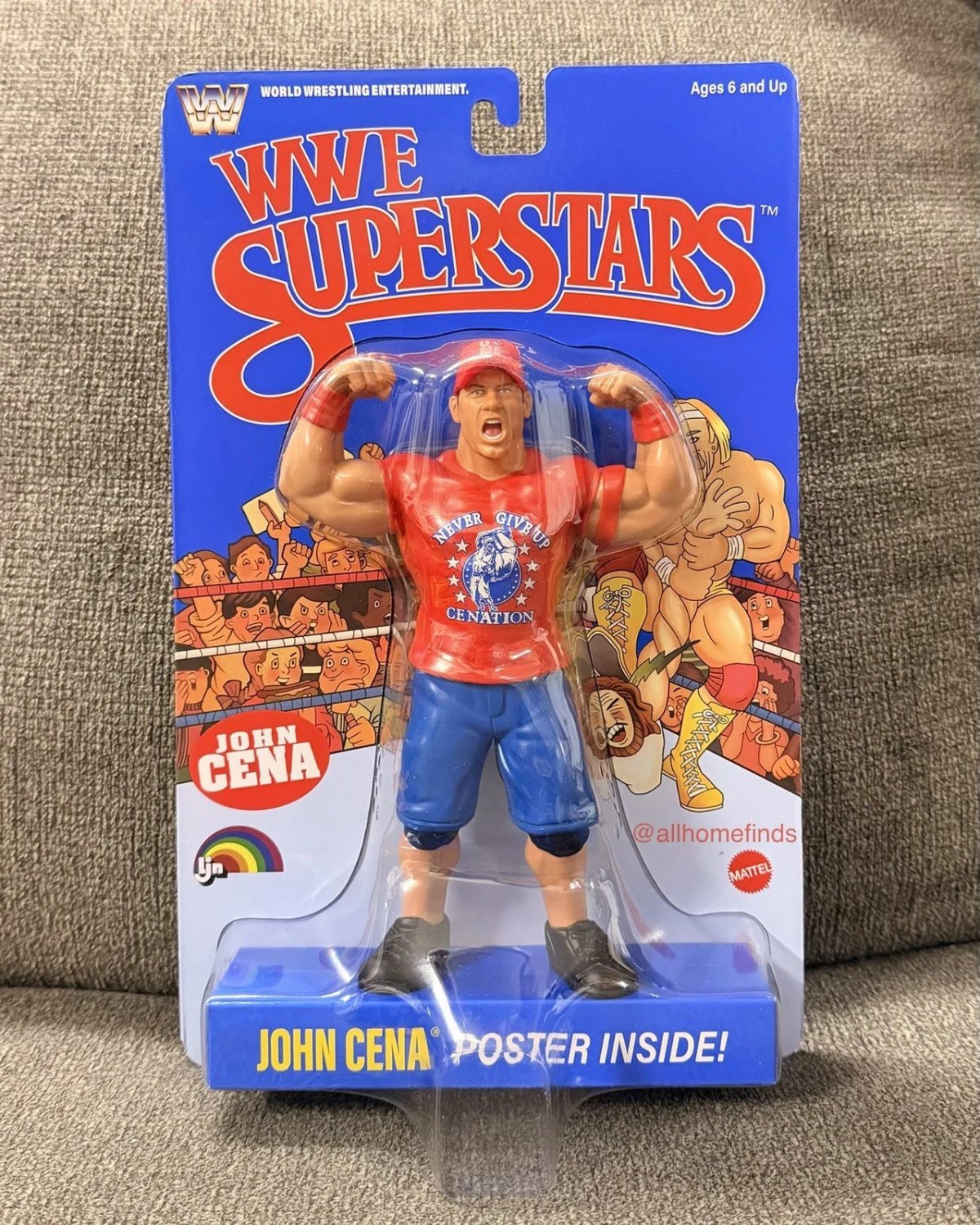 IN HAND - WWE LJN Superstars JOHN CENA 8" Action Figure, 1980s Retro ...