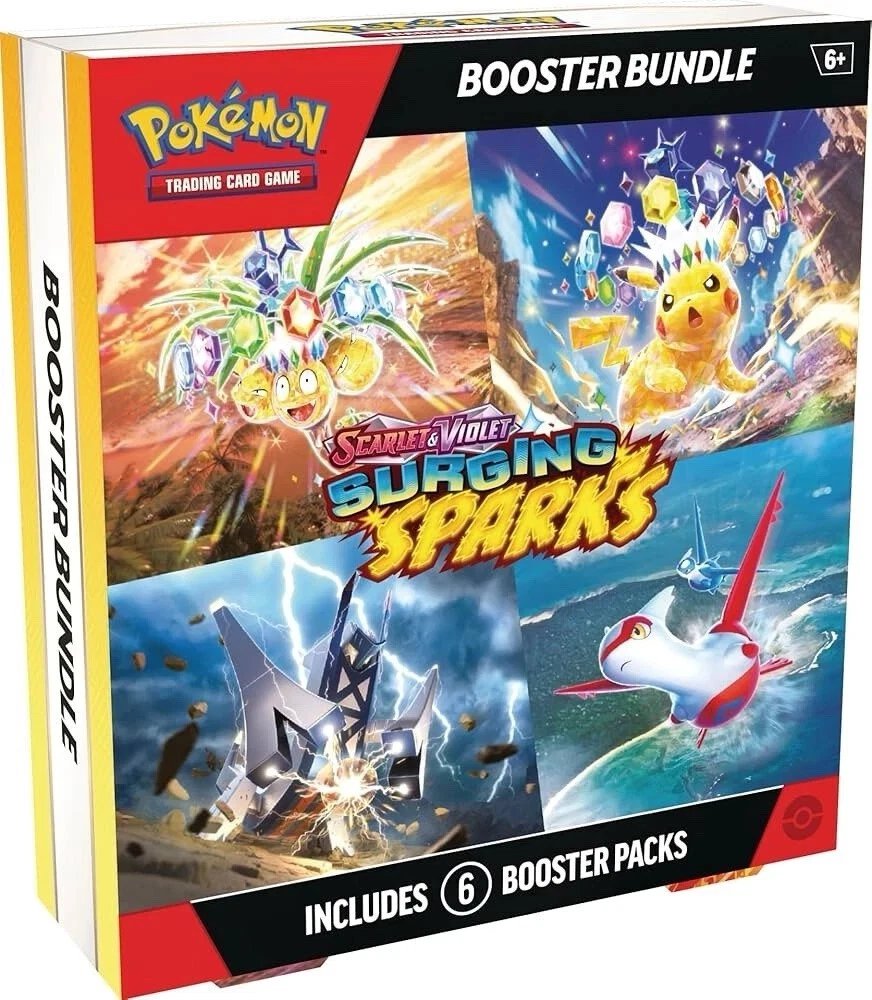 Pokemon TCG: S&V Surging Sparks Factory Sealed Booster Bundle Box