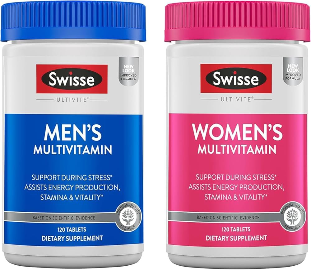 Swisse Mens, Womens Multivitamin 120 Tablets Multivitamin for men Women