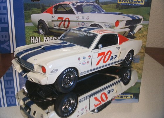 LANE EXACT DETAIL 1966 #70 HAL McCARTY 1966 MUSTANG SHELBY GT350 ...