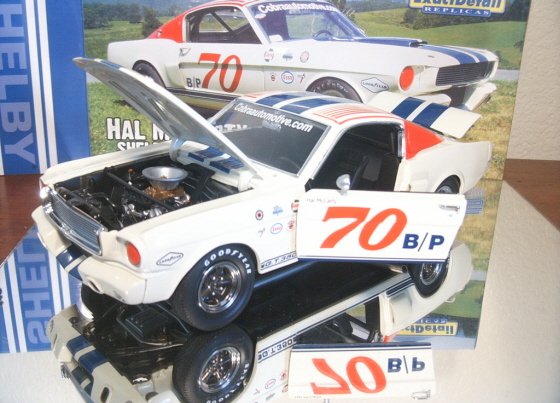 LANE EXACT DETAIL 1966 #70 HAL McCARTY 1966 MUSTANG SHELBY GT350 ...