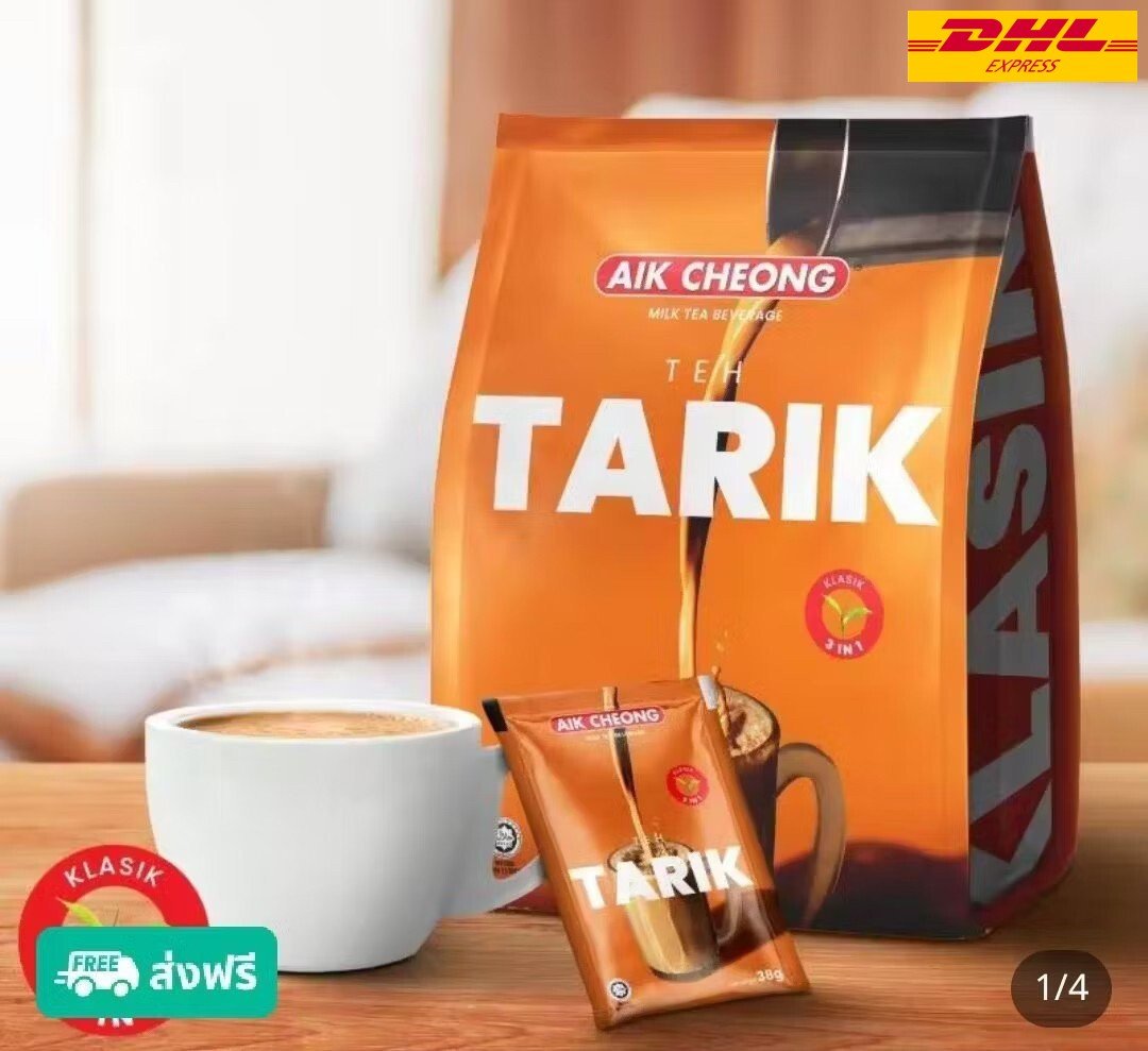 AIK CHEONG Milk Tea Beverage Teh Tarik Package Including 12 Sachet
