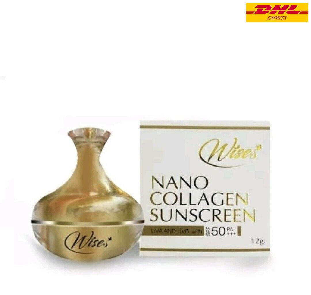 x12 Wise Nano Collagen Face Sunscreen SPF50 Sunblock Waterproof Sensitiv
