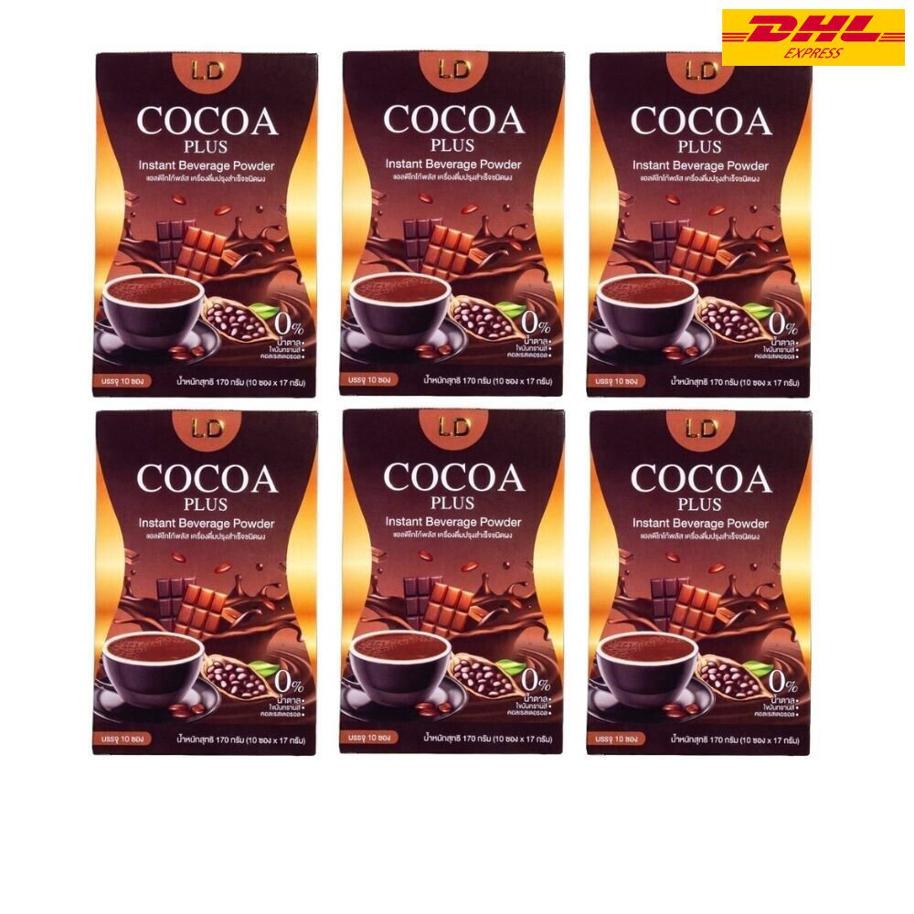 6x LD Cocoa Plus Instant Powder Drink Control Hunger Meal Replacement