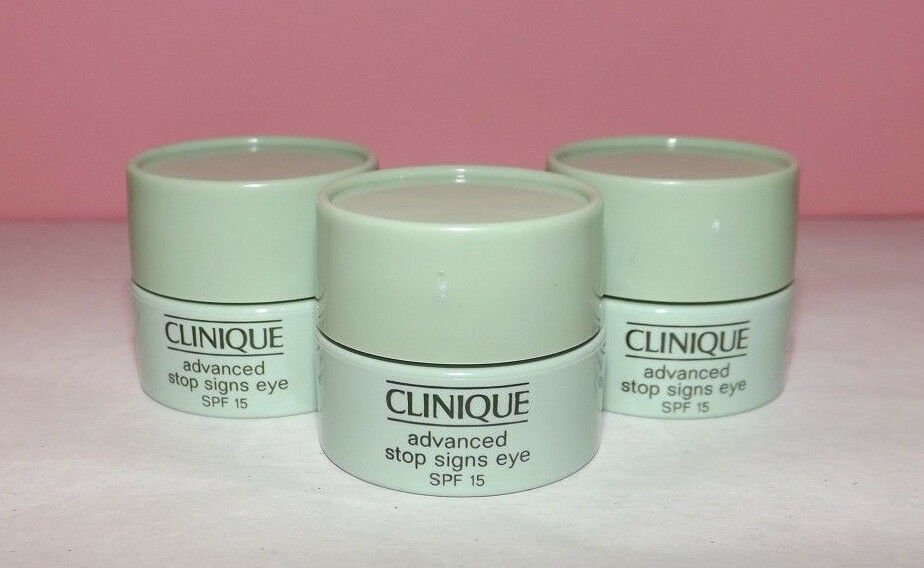 10 x Clinique ~ ADVANCED STOP SIGNS EYE CREAM ~ 10 x .17 oz. jars RARE