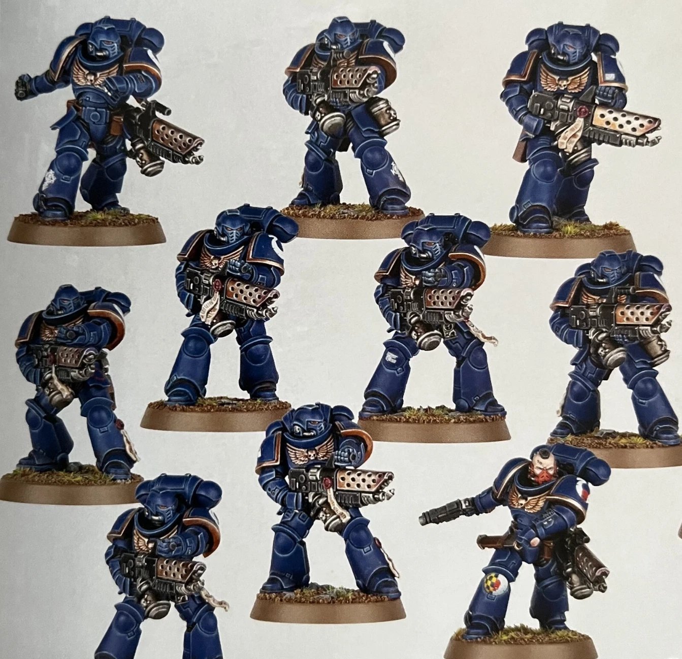Warhammer 40K Space Marines Infernus Marines (10) New on Sprue