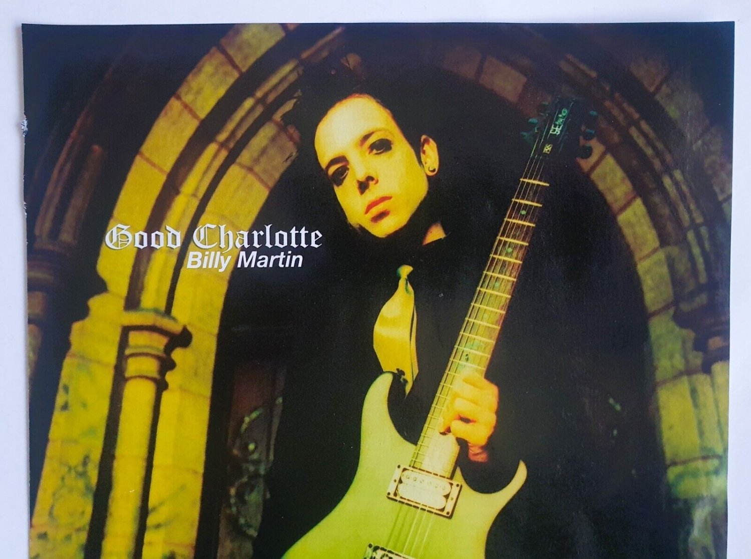 Billy Martin Good Charlotte PRS Guitars magazine 1 page poster ad ...