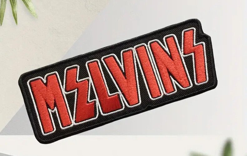 MELVINS Kiss logo Embroidered Patch Iron on Sew Badge Buzz Osborne ...