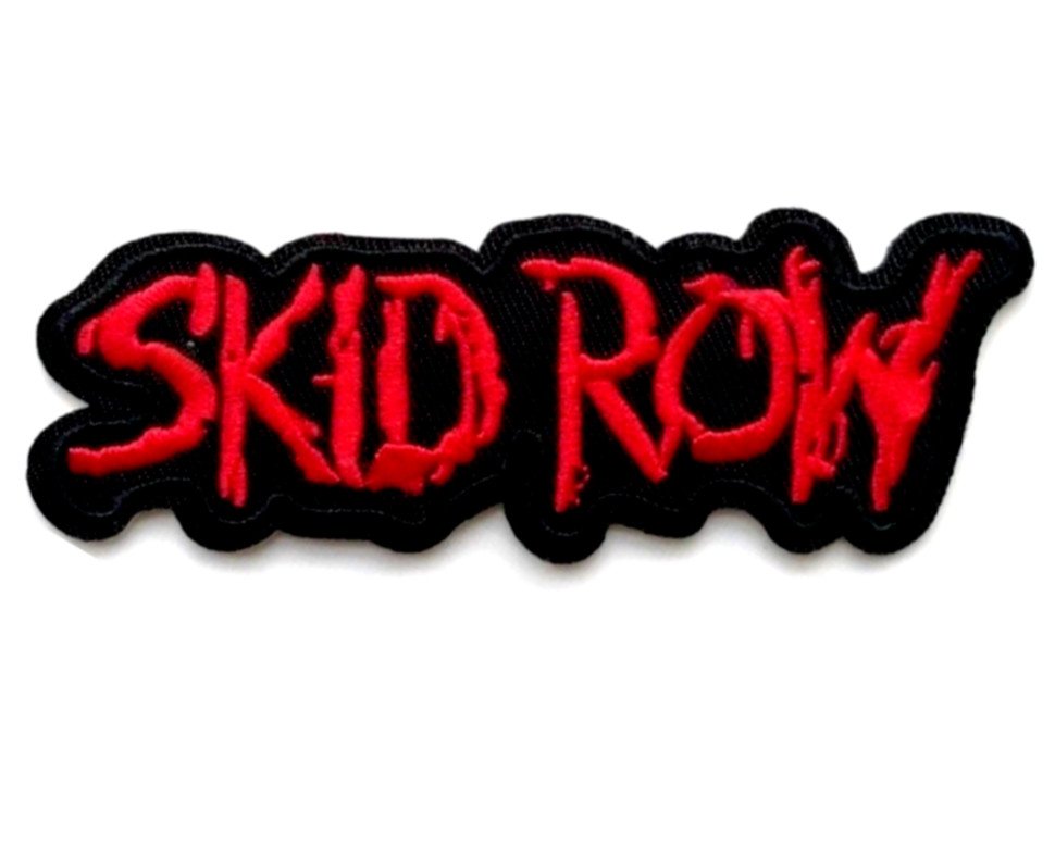 SKID ROW band Embroidered Patch Iron on Sew Badge Sebastian Bach Snake ...