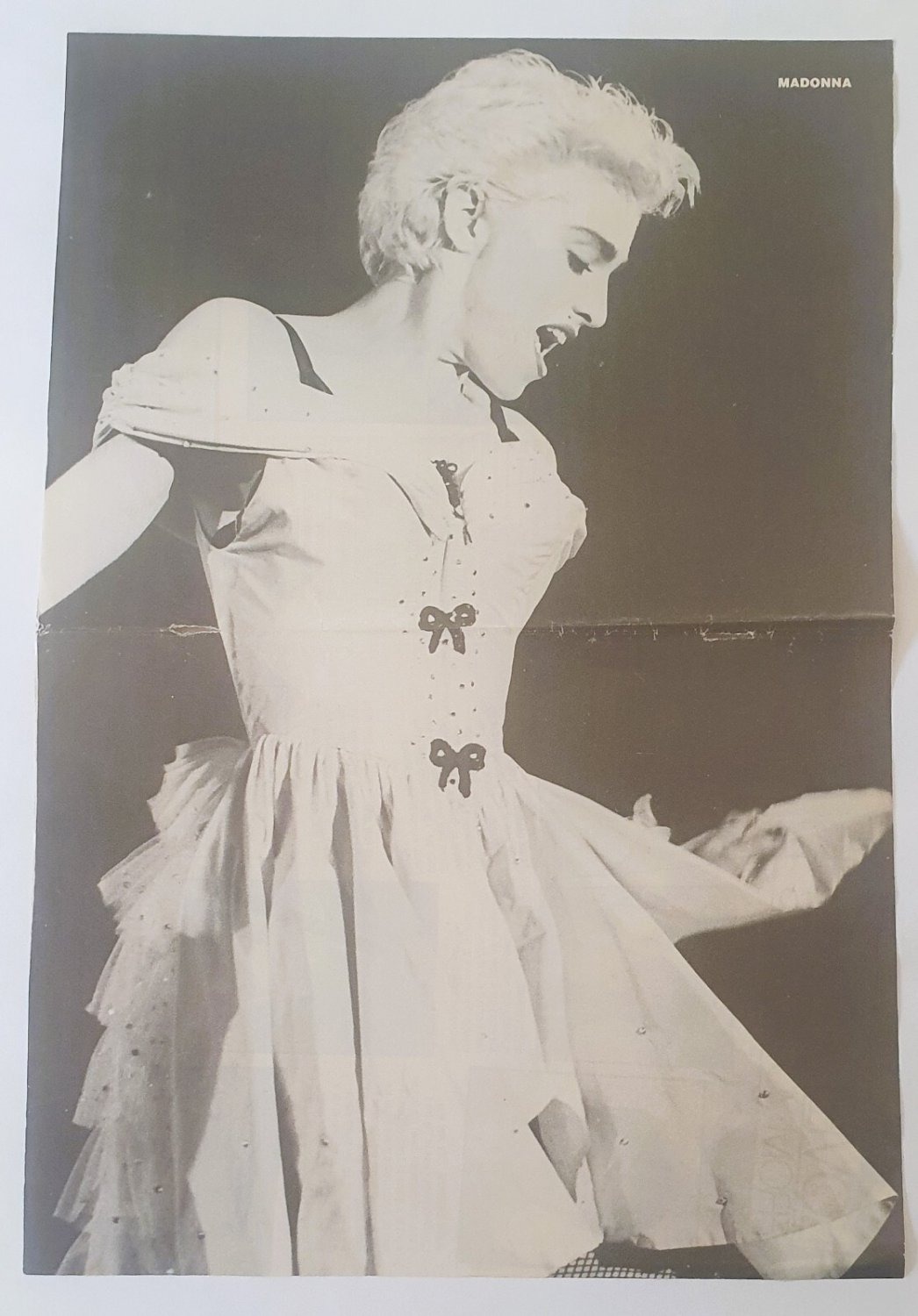 MADONNA Superteens magazine pin up poster Vintage 1987 centrefold rare