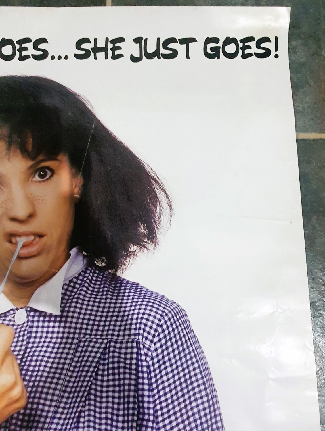 KYLIE MOLE rare vintage poster 1980s Mary-Anne Fahey Comedy Company ...