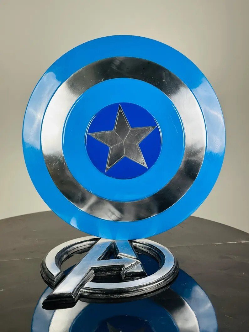 Legend Steve Rogers Shield Comic Super-Soldier Ropleplay Metal Shield ...