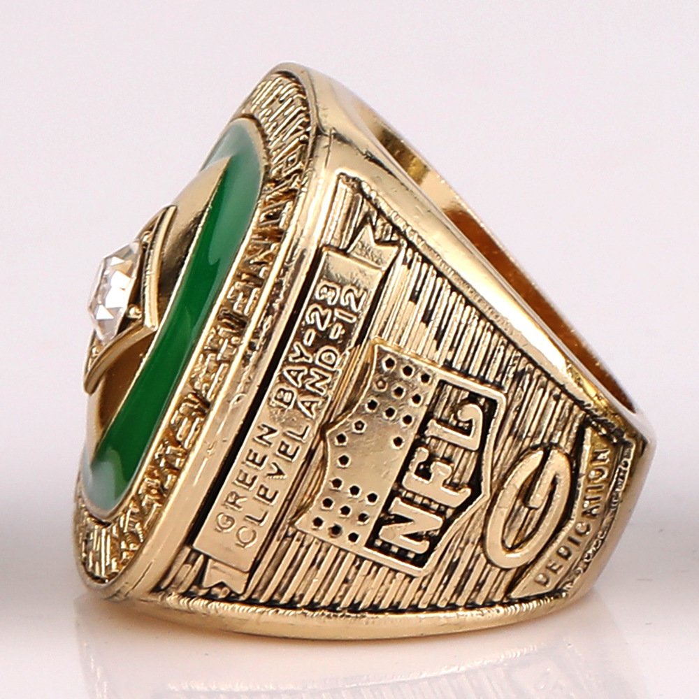 NFL Green Bay Packers 1965 NFL Championship Ring Vintage Men's CZ Ring+BC5