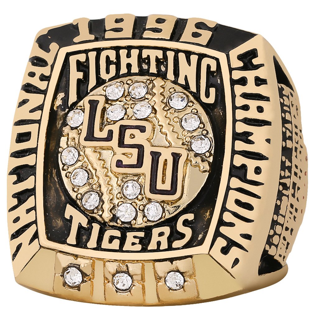 NCAA LSU Tigers 1996 College Football Championship Ring+BC24