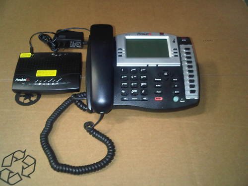 Packet8 ST2118 VOIP TELEPHONE 8x8 LCD BPA430 Adapter