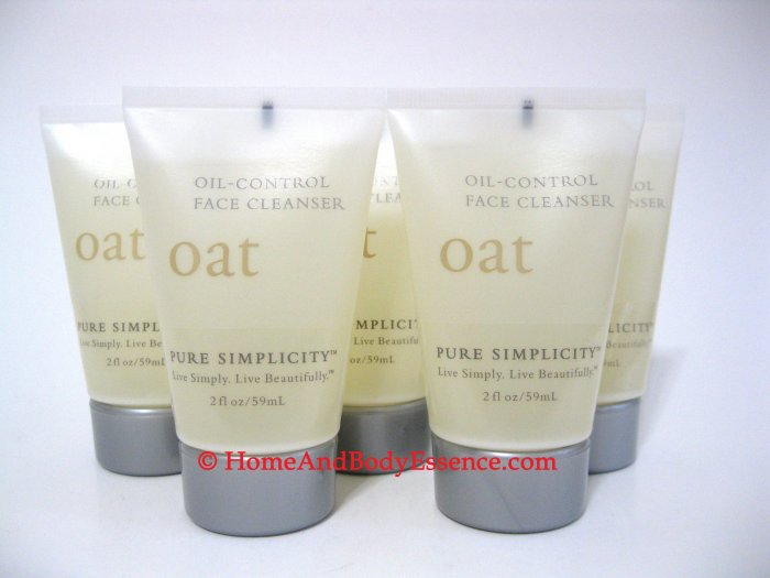 5 Pure Simplicity Oat Face Cleanser Wash Oil Control Facial Oily Normal Skin Bath And Body Works