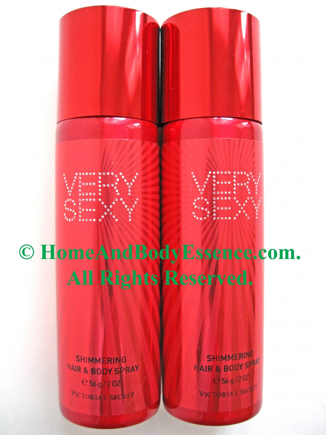 2 Victorias Secret Very Sexy Shimmering Hair And Body Sprays Scented Spray Womens Fragrance 2 Oz