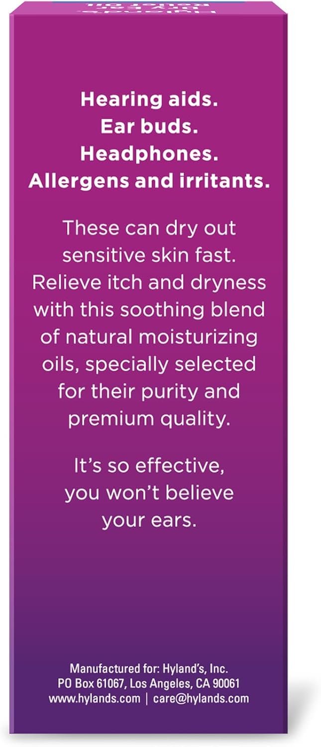 Hyland's Dry Ear Relief Oil, Relieve Ear Irritation Fast