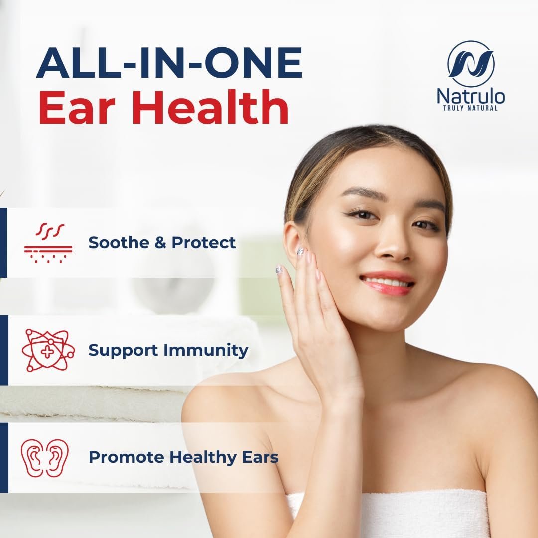Natrulo Ear Drops for Ear Infection – Organic Ear Drops for Adult, Kids ...