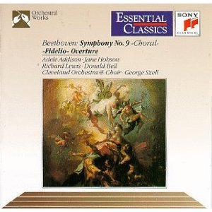beethoven symphony no.9 & fidelio overture - szell hobson bell CD 1992 ...