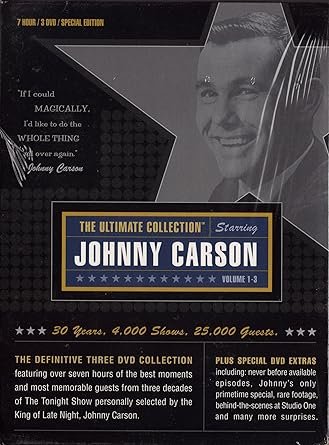 ultimate collection starring johnny carson: volume 1-3 DVD 3-discs 2002 ...