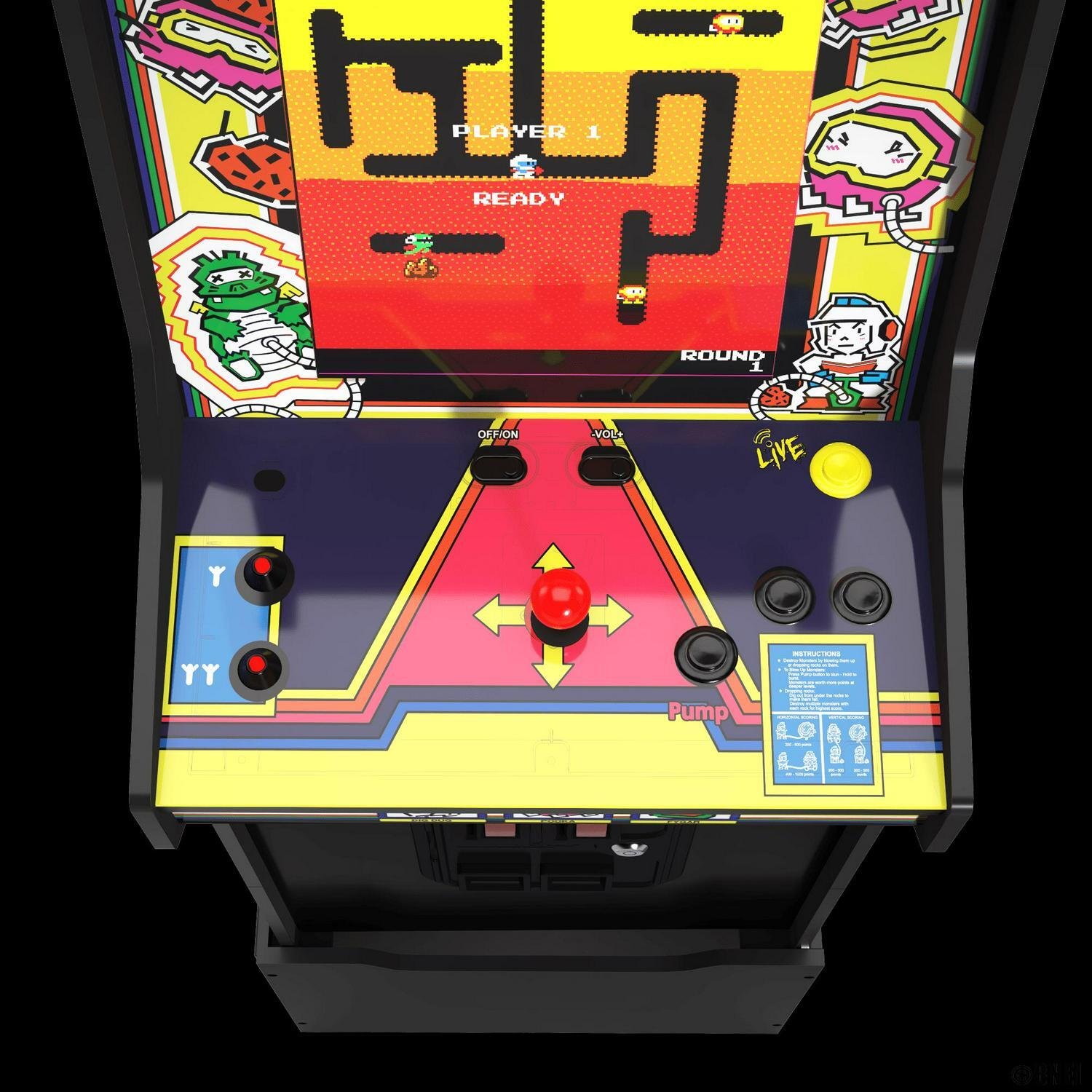 14 in 1 Multi-Game Legacy Edition Arcade Cabinet With Riser And Light ...