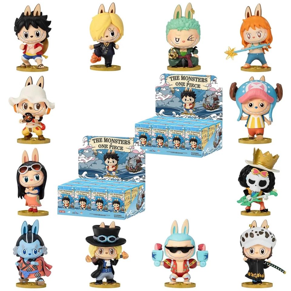 POP MART Labubu The Monsters x One Piece Series Confirmed Box Figure ...