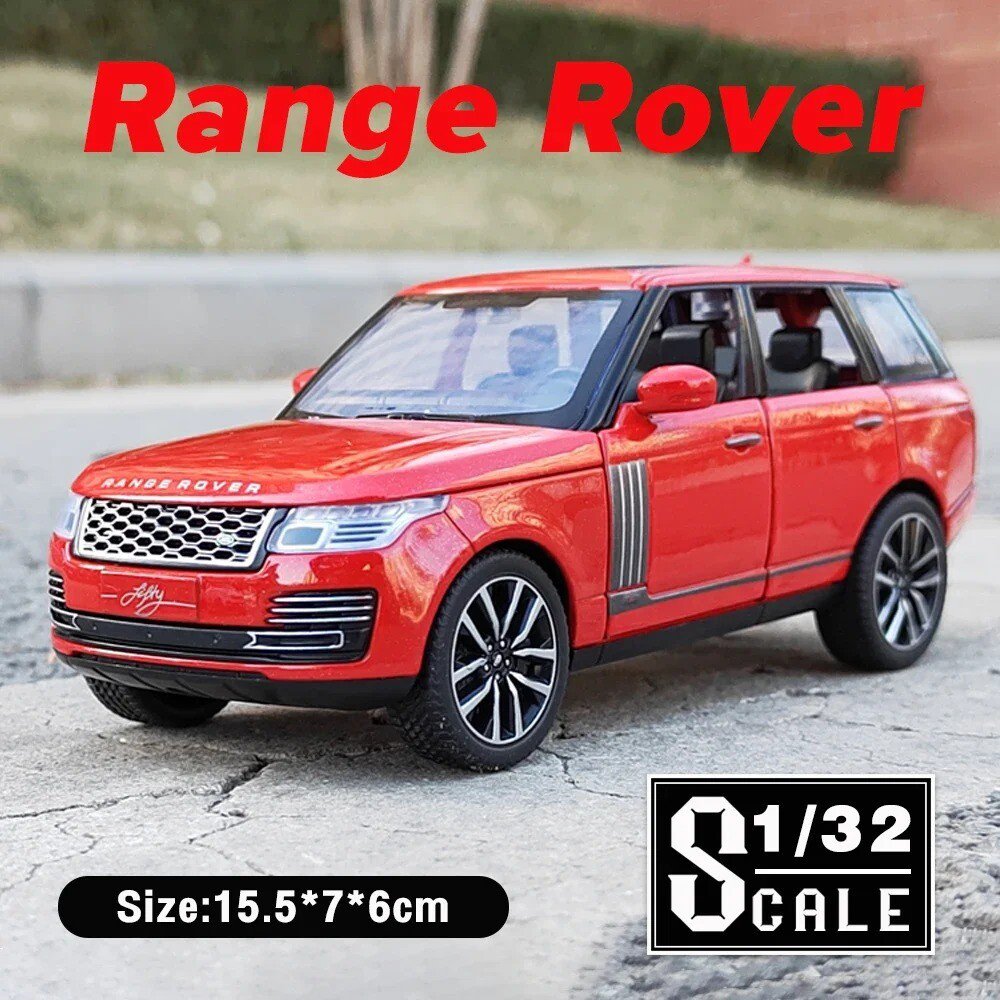 Scale 1:32 Land Range Rover SUV Sports Alloy Car Model Diecast Metal ...