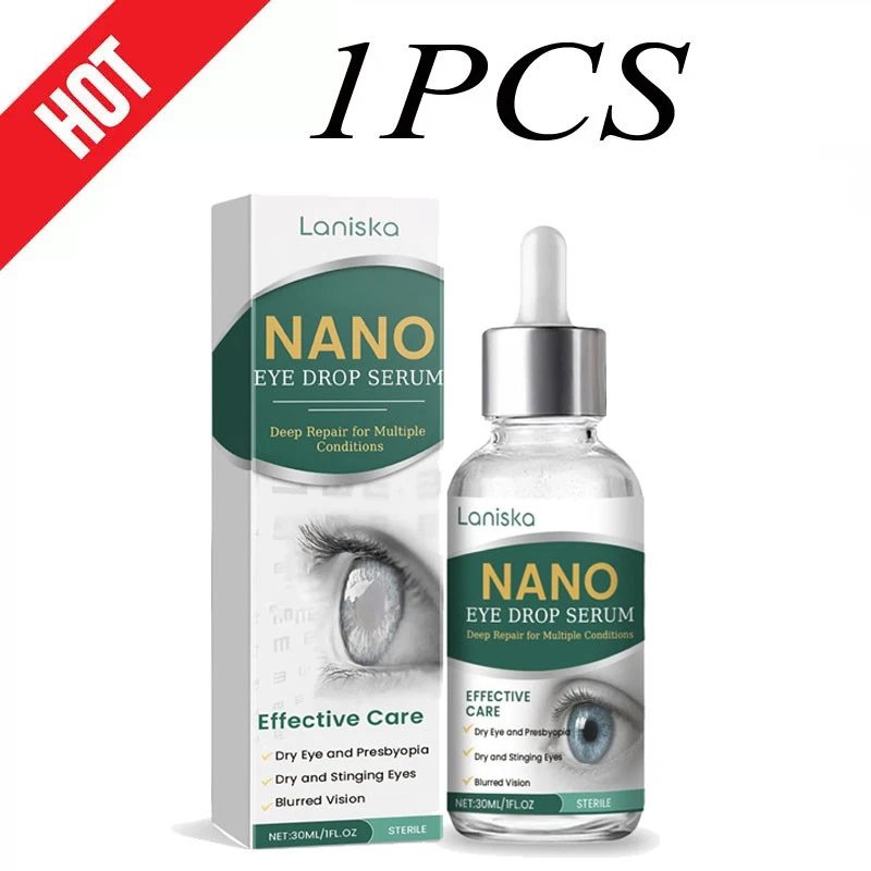 1-3 Nano Eye Drops Serum,Natural Nano Lubricant Eye Drops for Dry Eye ...