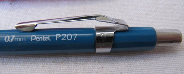 PENTEL P207 Mechanical Drafting Pencil .7 mm Blue EUC