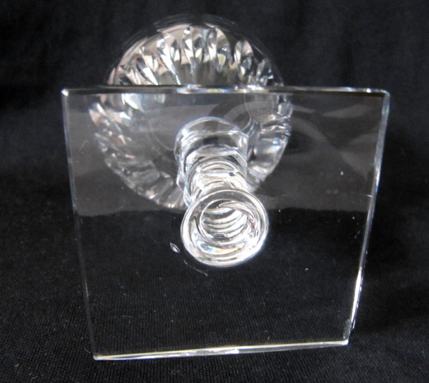 Set of 3 HAWKES Manor Stem 6027 Crystal Square Base Glasses Water ...