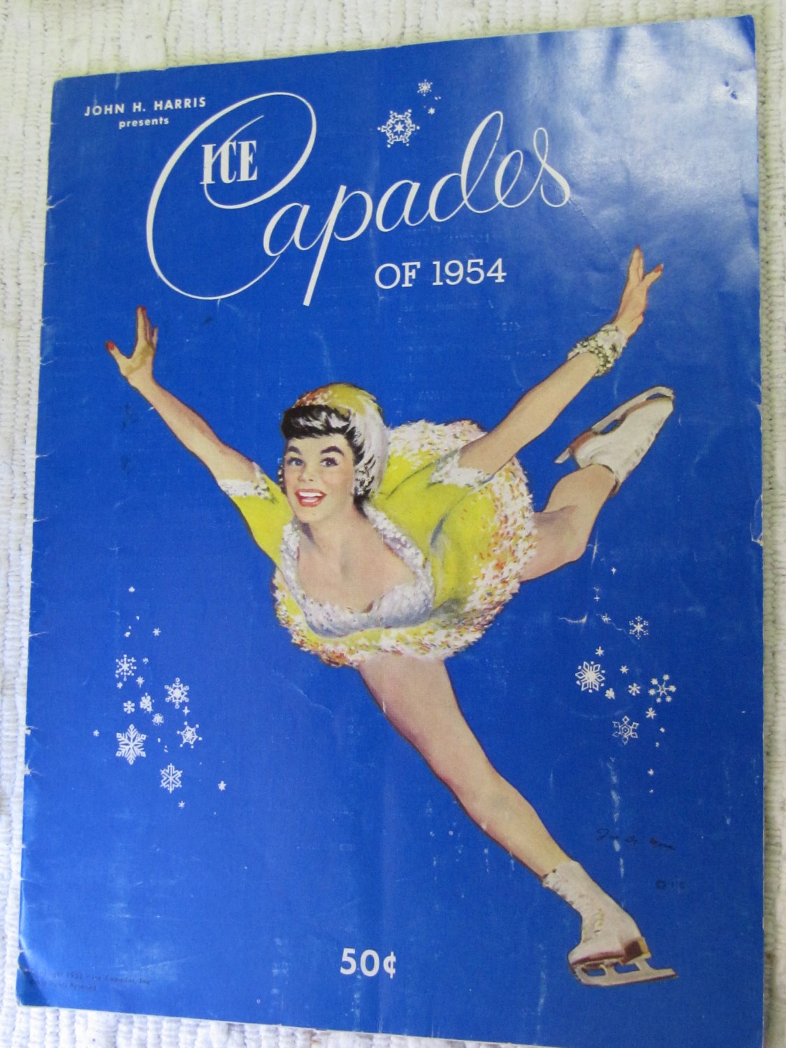 Vintage Ice Capades of 1954 Program Snow White and the Seven Dwarfs