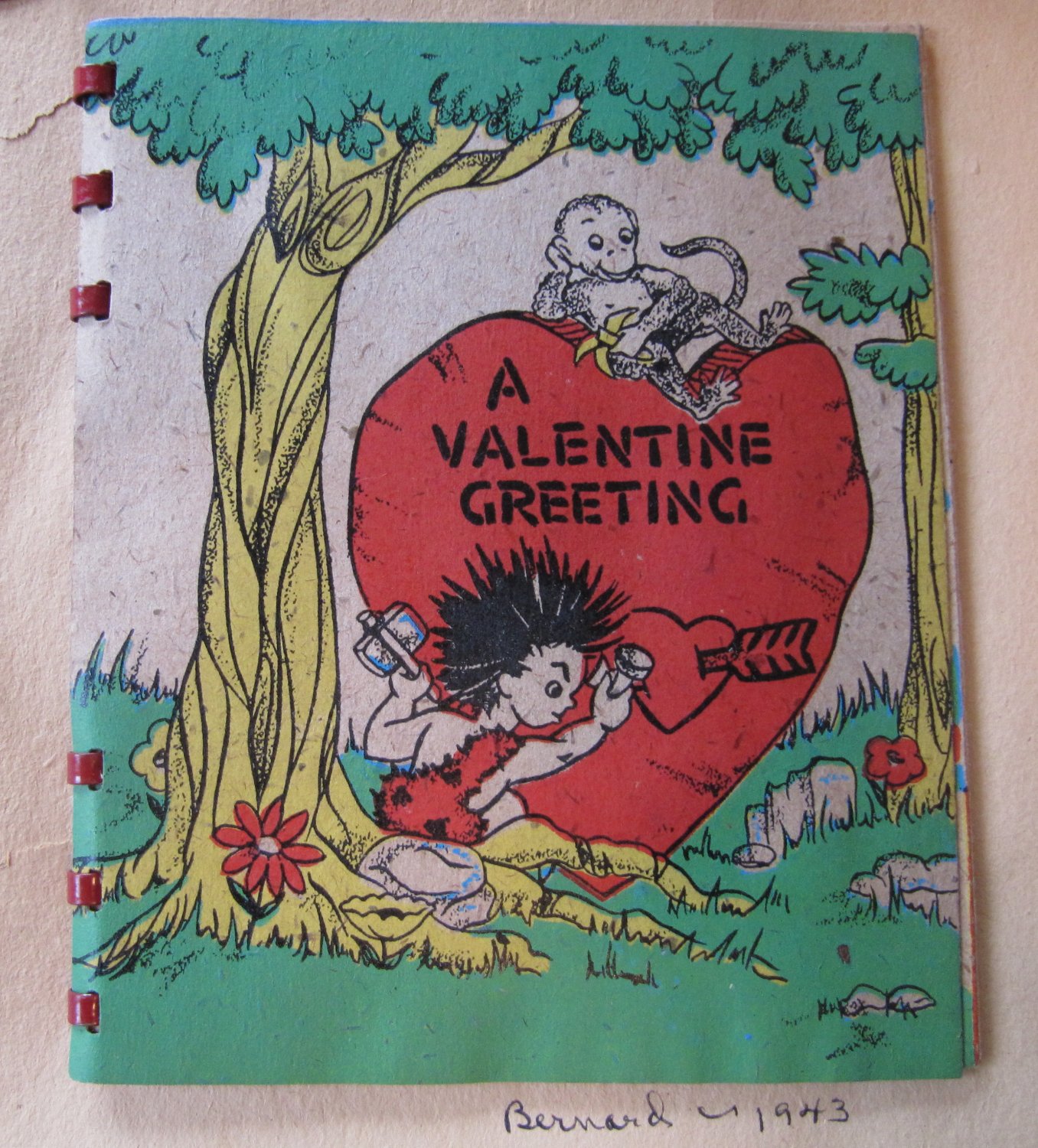 Vintage Hall Brothers Dated 1943 Valentine Greeting Card Booklet 14 ...