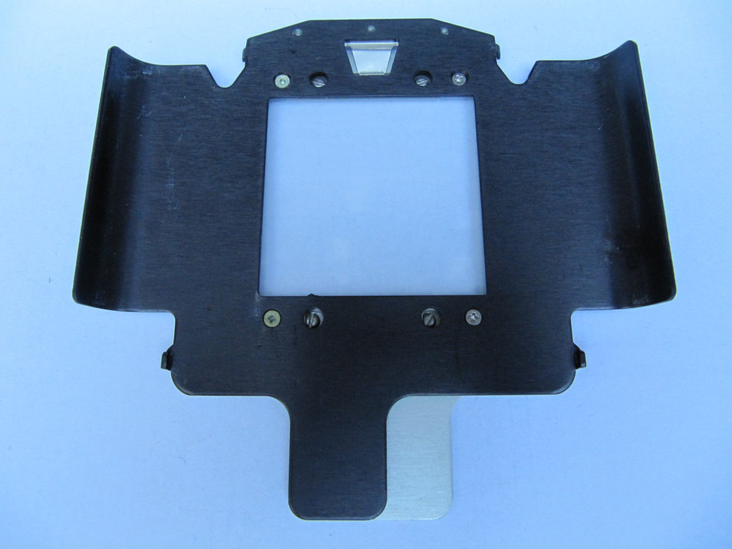 Metal Negative Holder Glassed 57x57mm Frame Openings Curved Sides Fits ...