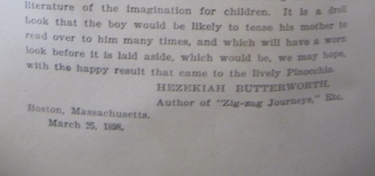 Rare Antique 1909 Pinocchio's Adventures in Wonderland Editha Series ...