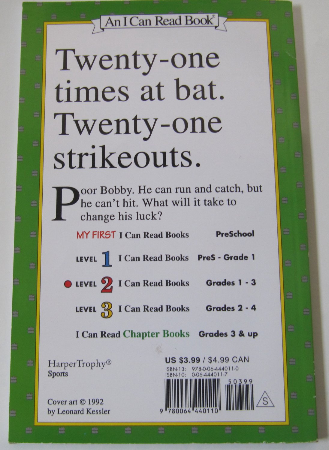 Here Comes the Strikeout! by Leonard Kessler Paperback I Can Read Book ...