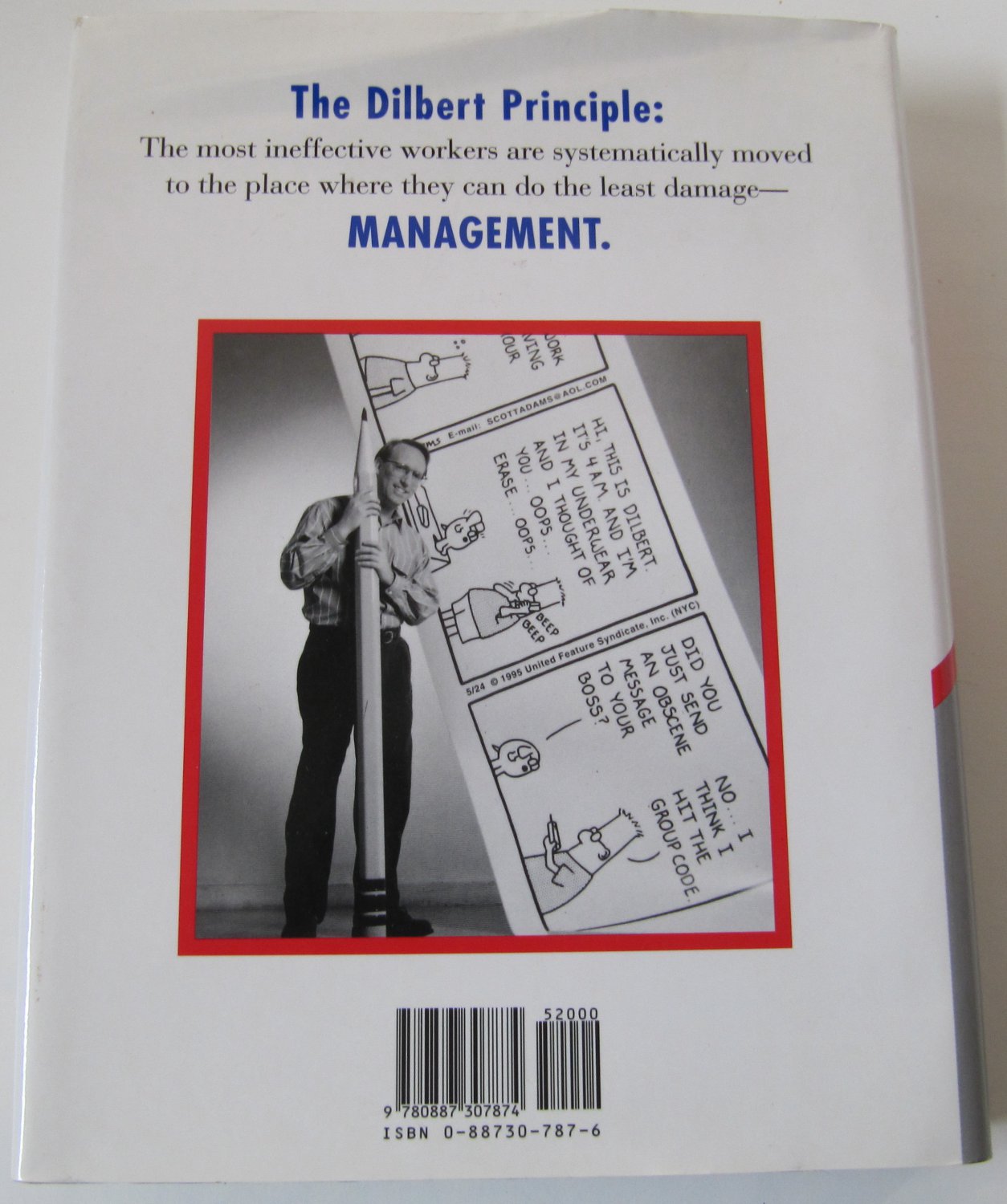 The Dilbert Principle by Scott Adams Hardback Book 1st Edition with ...