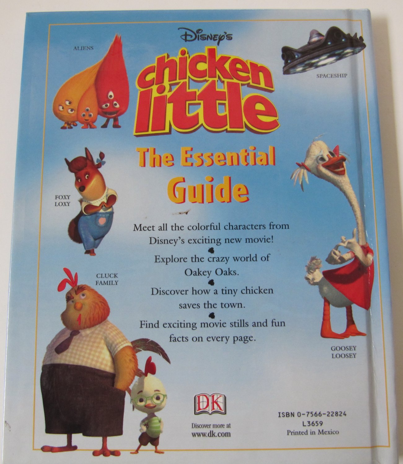 Disney's Chicken Little The Essential Guide Hardcover Children's Book