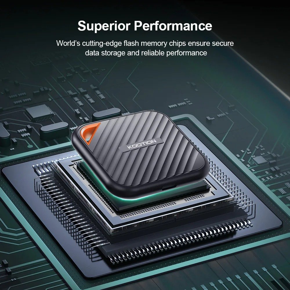 KOOTION X6Max 1TB External SSD Hard Drive HD Externo USB 3.2 GEN 2 for Laptops Desktop PS4 PS5