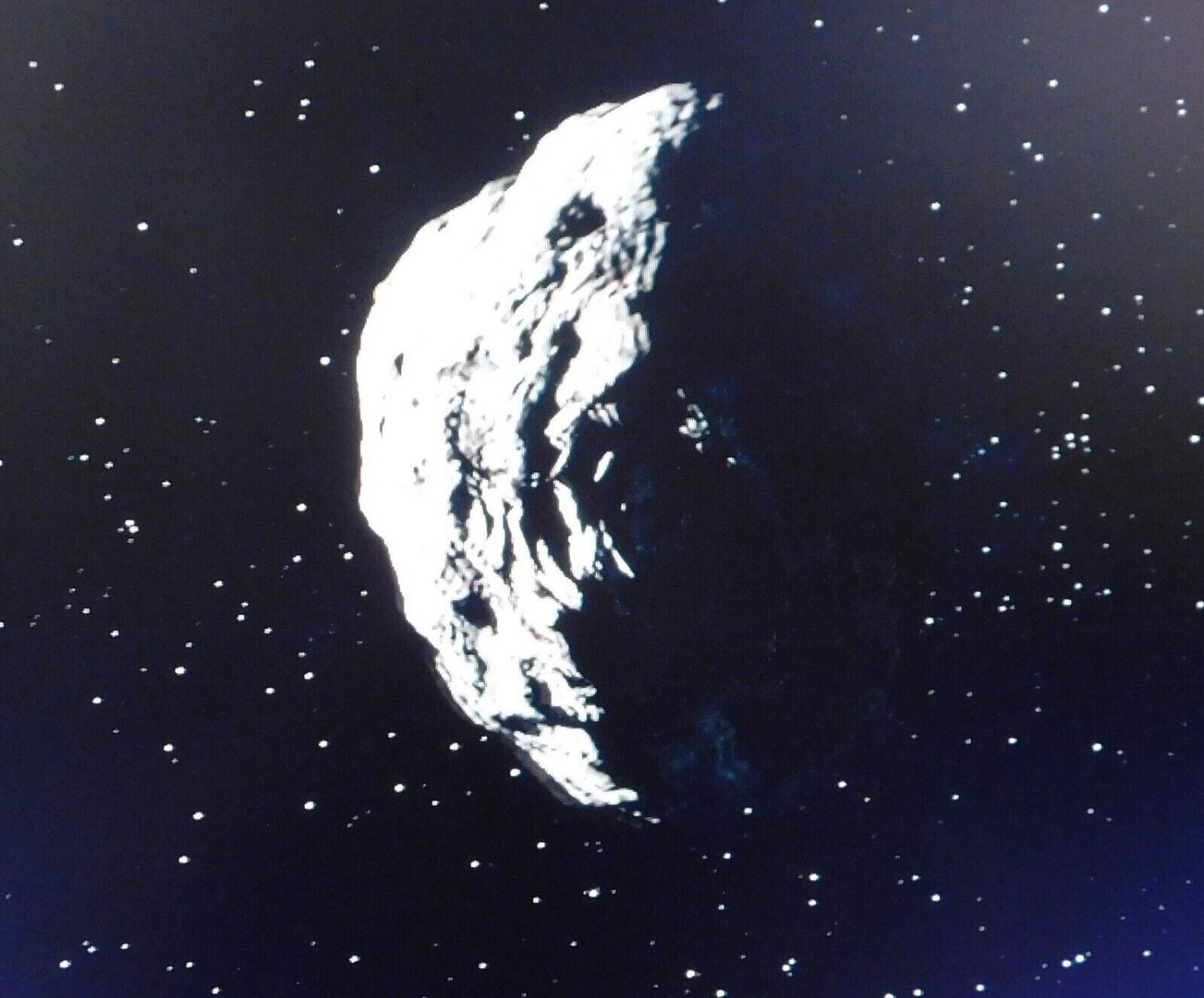 Slither 2006 Original Screen Used Big Piece of Gray Meteor Shell Movie Prop