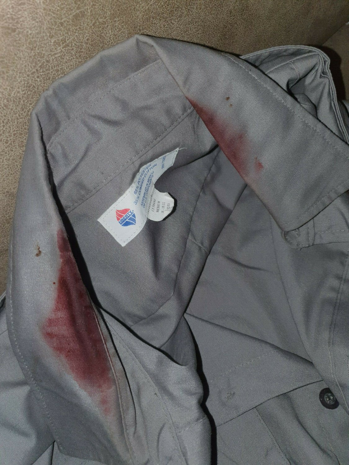 Extremely Rare! Den of Thieves Original Screen Used Bloody Guard Shir ...